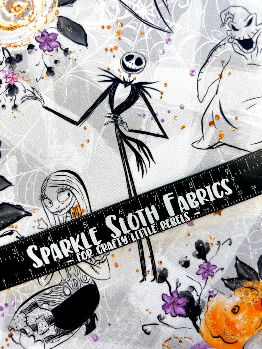 Nightmare Floral - Regular Scale – Sparkle Sloth