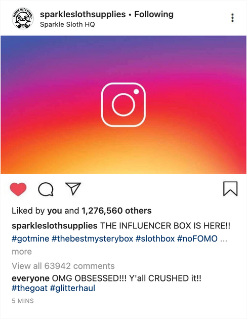 Mega Sloth Boxes – Sparkle Sloth