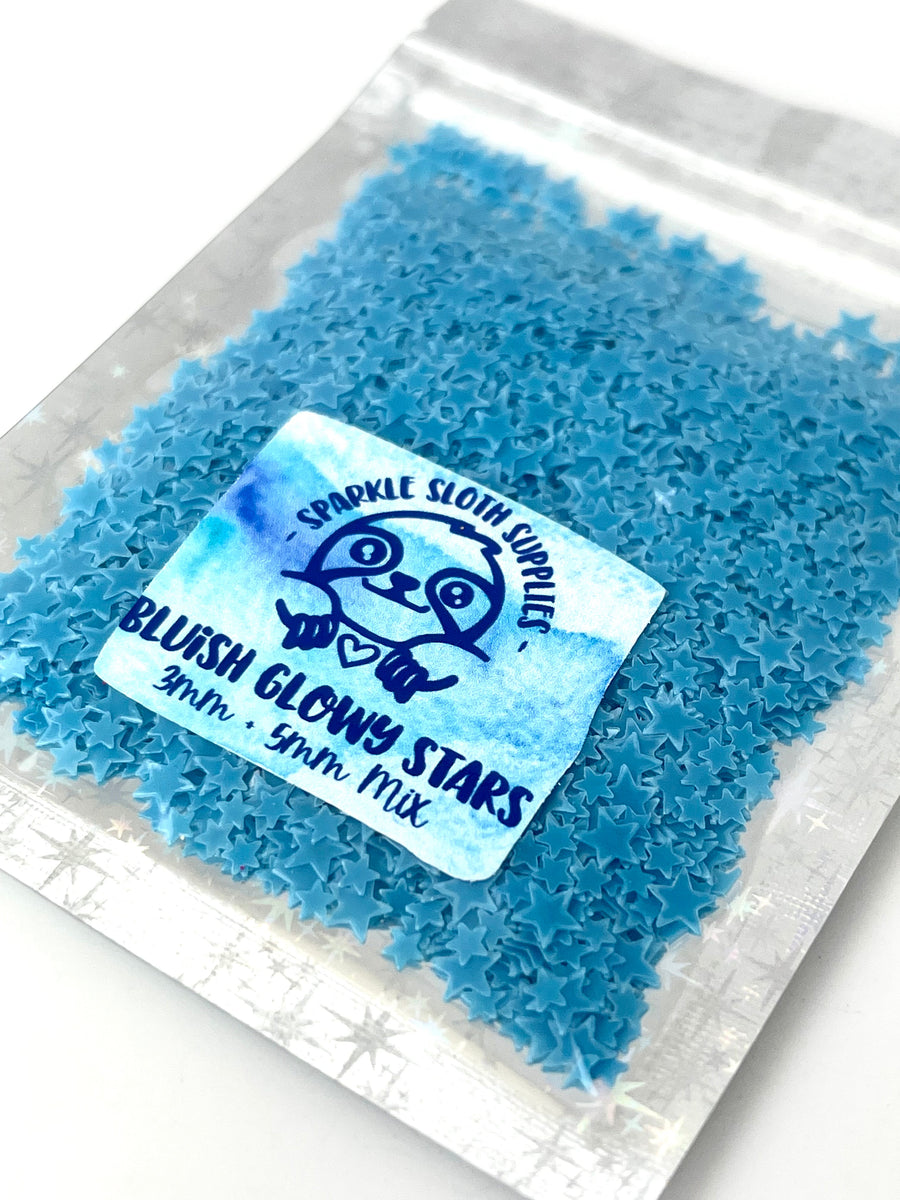 Bluish Glowy Stars – Sparkle Sloth