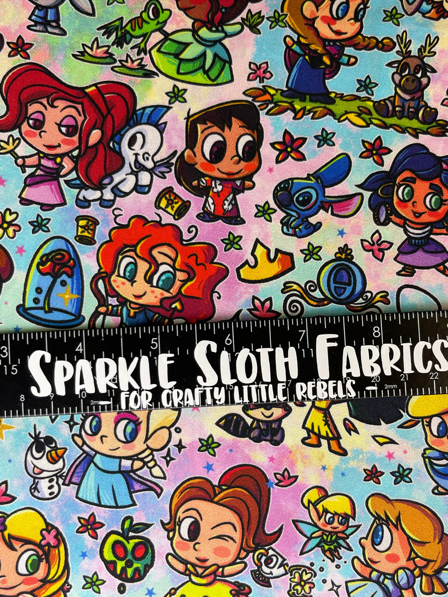 Princesses Doodles Sparkle Sloth